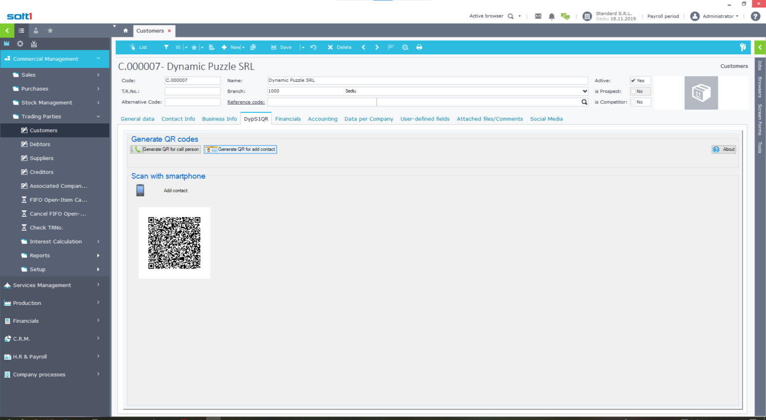 Softone Erp Add On Qr Code For Smartphone Dynamic Puzzle